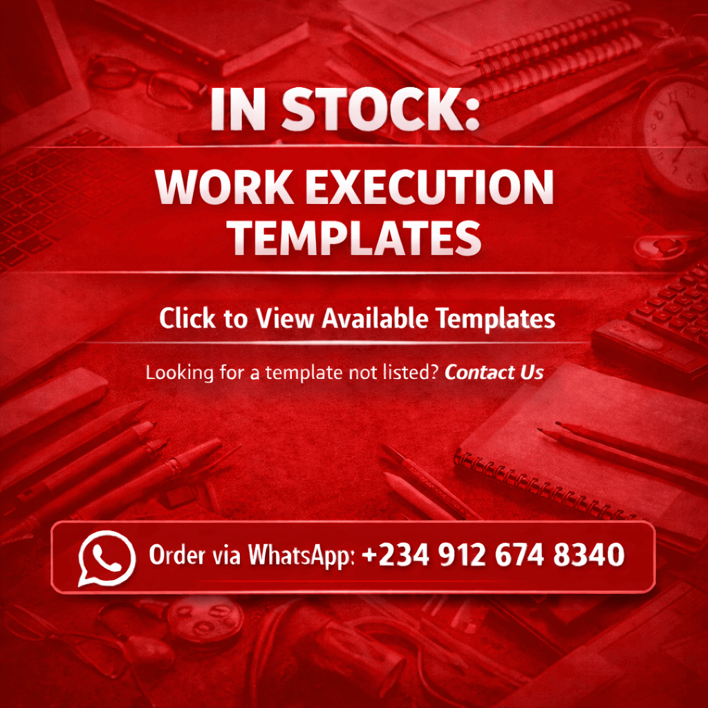 Work Execution Templates - Pengrad Resources